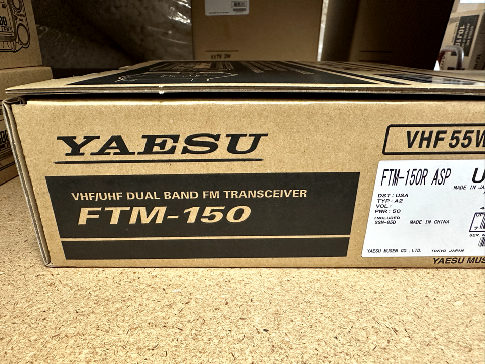 Yaesu FTM-150RASP FM Dual Band Mobile Transceiver 55W-VHF 50W-UHF with ASP | eBay