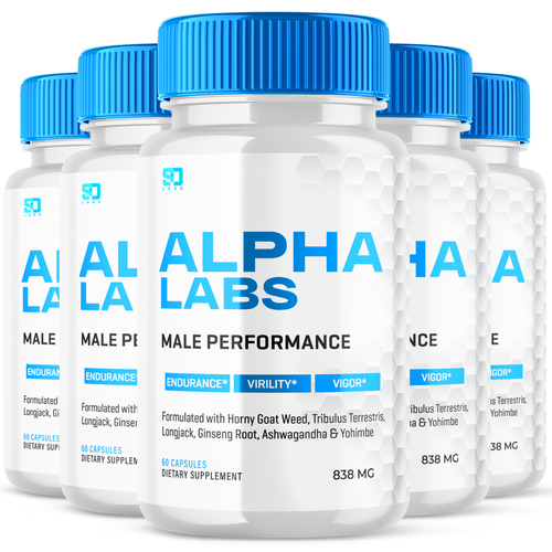 Alpha Labs Male Health Pills for Vitality and Performance Support (5 ...