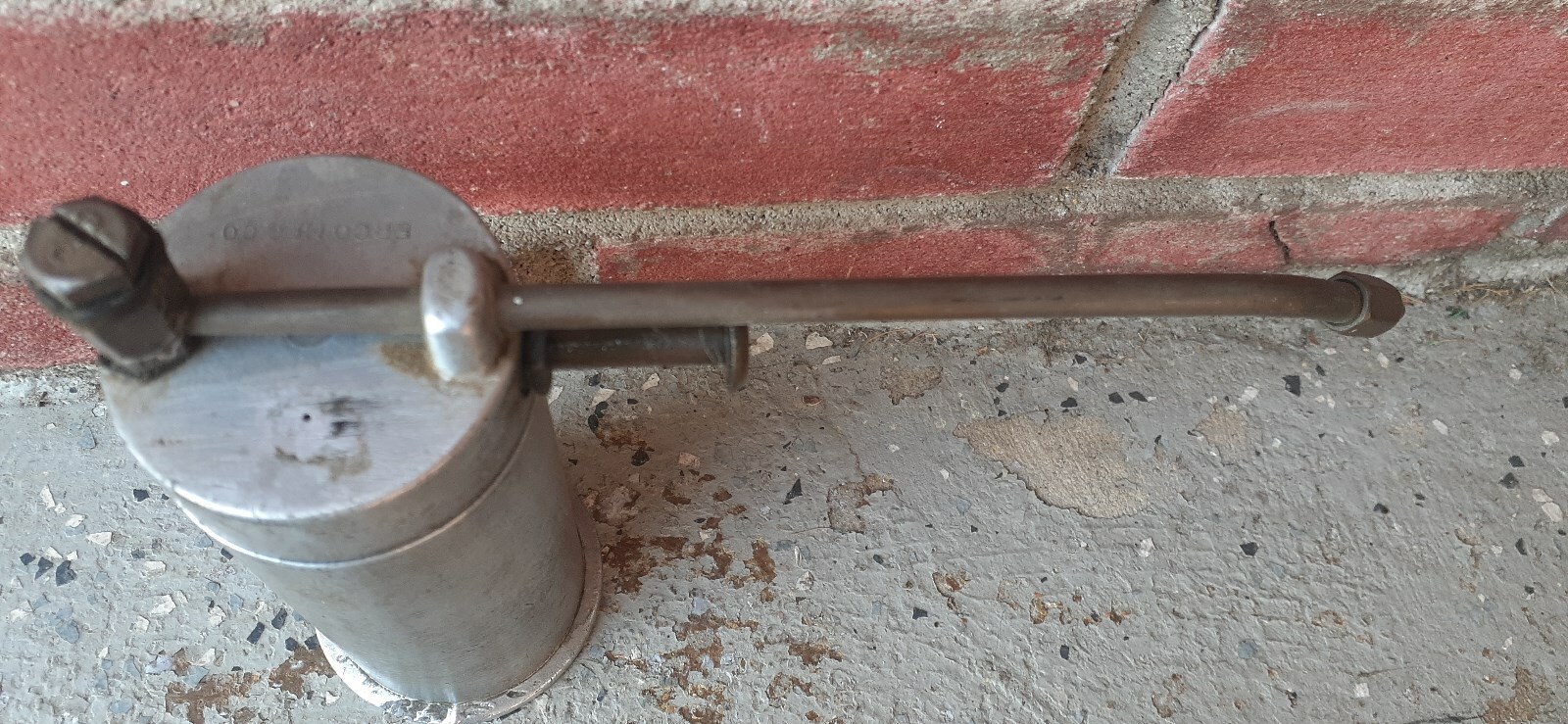 Vintage Erco aviation oil pump oiler | eBay