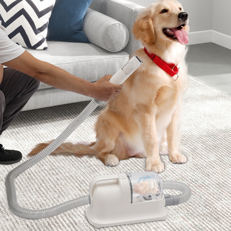 Pet Dog Cat Grooming Vacuum Air Intake Hair Shedding Brush Pet Hair ...