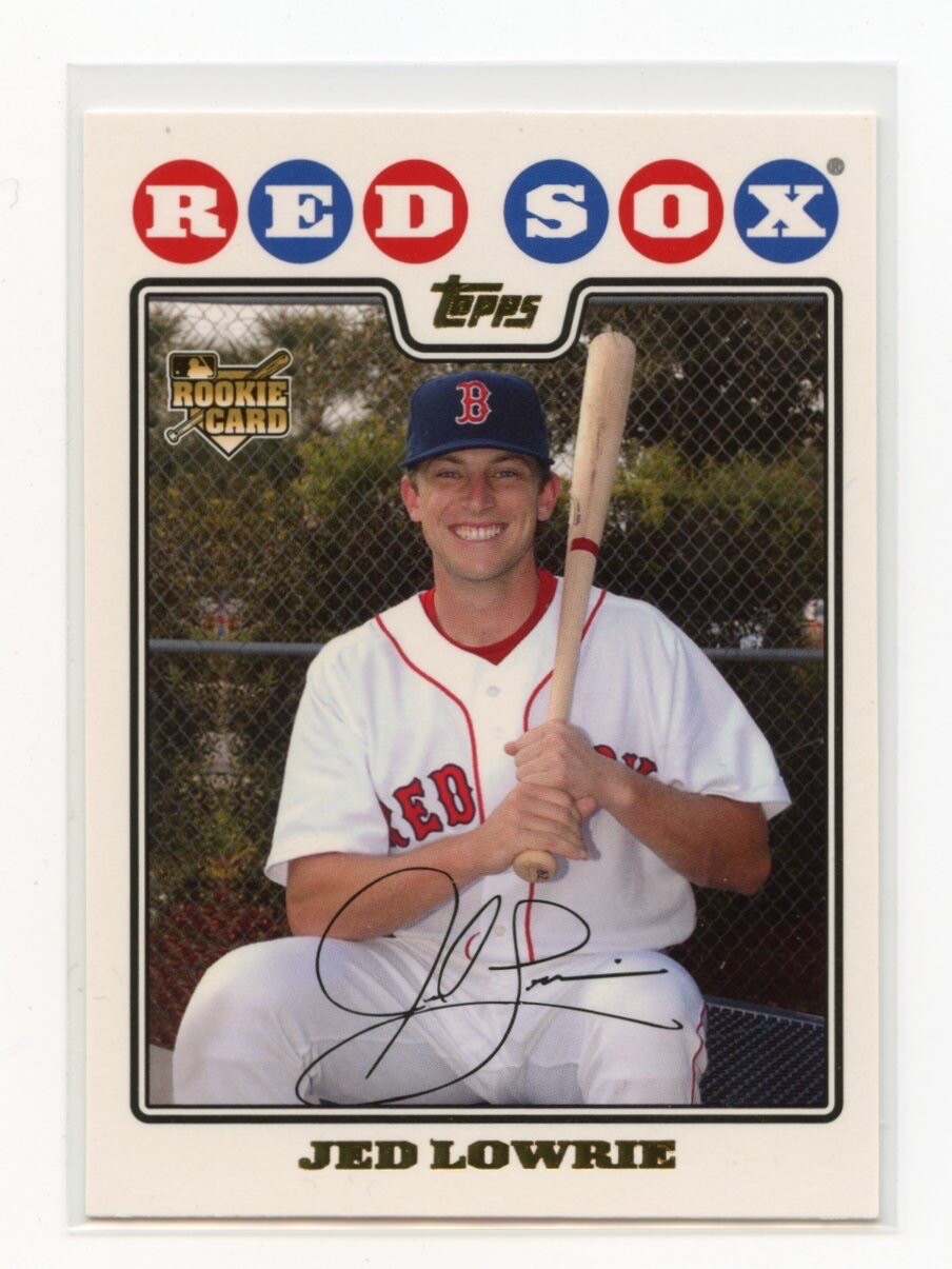 Jed Lowrie Gold Foil 2008 Topps Update Highlights #UH117 RC Rookie Red Sox | eBay