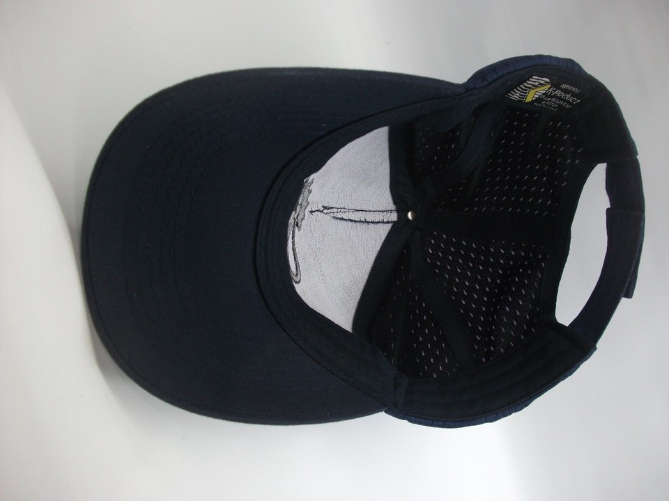 Budweiser Beer Hat K Products Blue Hook Loop Porthole Mesh Baseball Cap ...