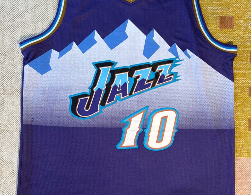 Mike Conley Signed Autograph Utah Jazz NBA Jersey Timberwolves USA Ohio ...