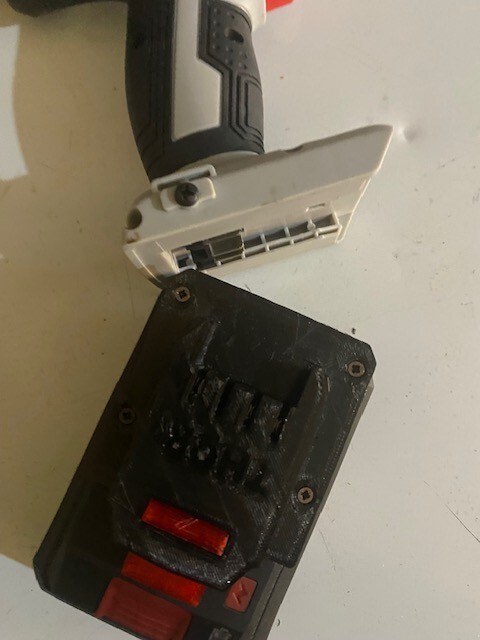 adattatore batteria da parkside x20 v team a enkho professional (NO ...