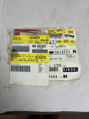 Genuine GM Bright Chrome Body Side Lower Rear Molding 15744375 QTY 1 | eBay