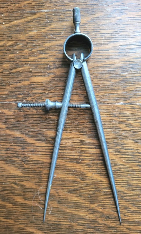 Vintage L. S. Starrett 6 1/4" Round Leg Spring Divider USA | eBay