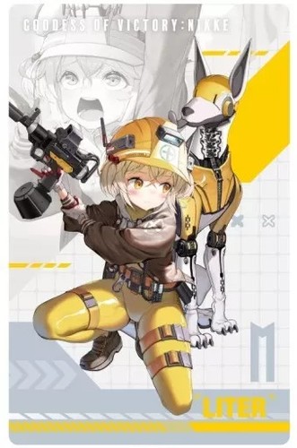 NIKKE Gun Girl Metal Card Character Card Litter Victory Goddess 2.2x3 ...