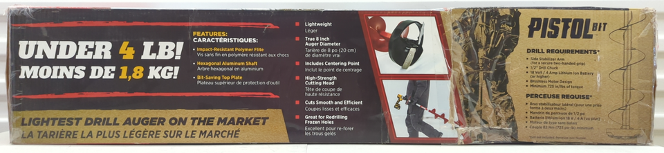 Eskimo 35600 Pistol Bit 8" Ice Auger | eBay