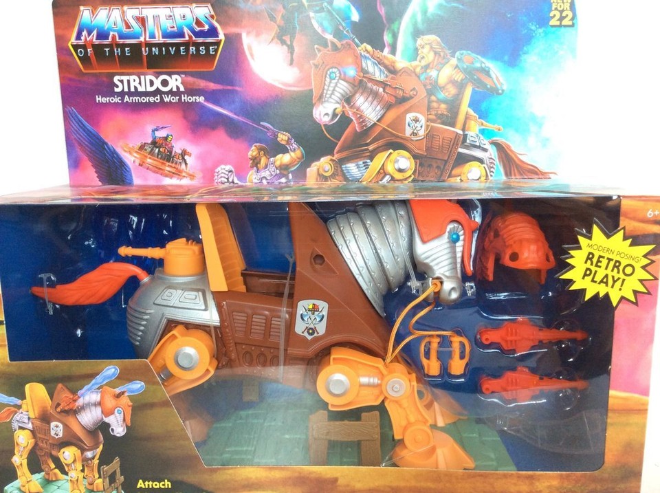 Masters of the Universe Origins STRIDOR Figure, Retro Play Mattel | eBay
