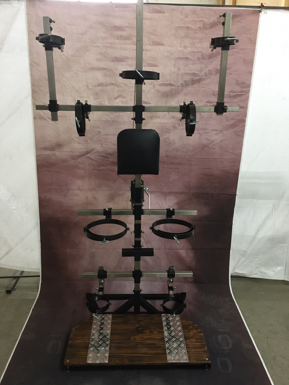 Robuste Stahlkäfig Mit Mittelgurt Und Bodengitter Deko BDSM | eBay