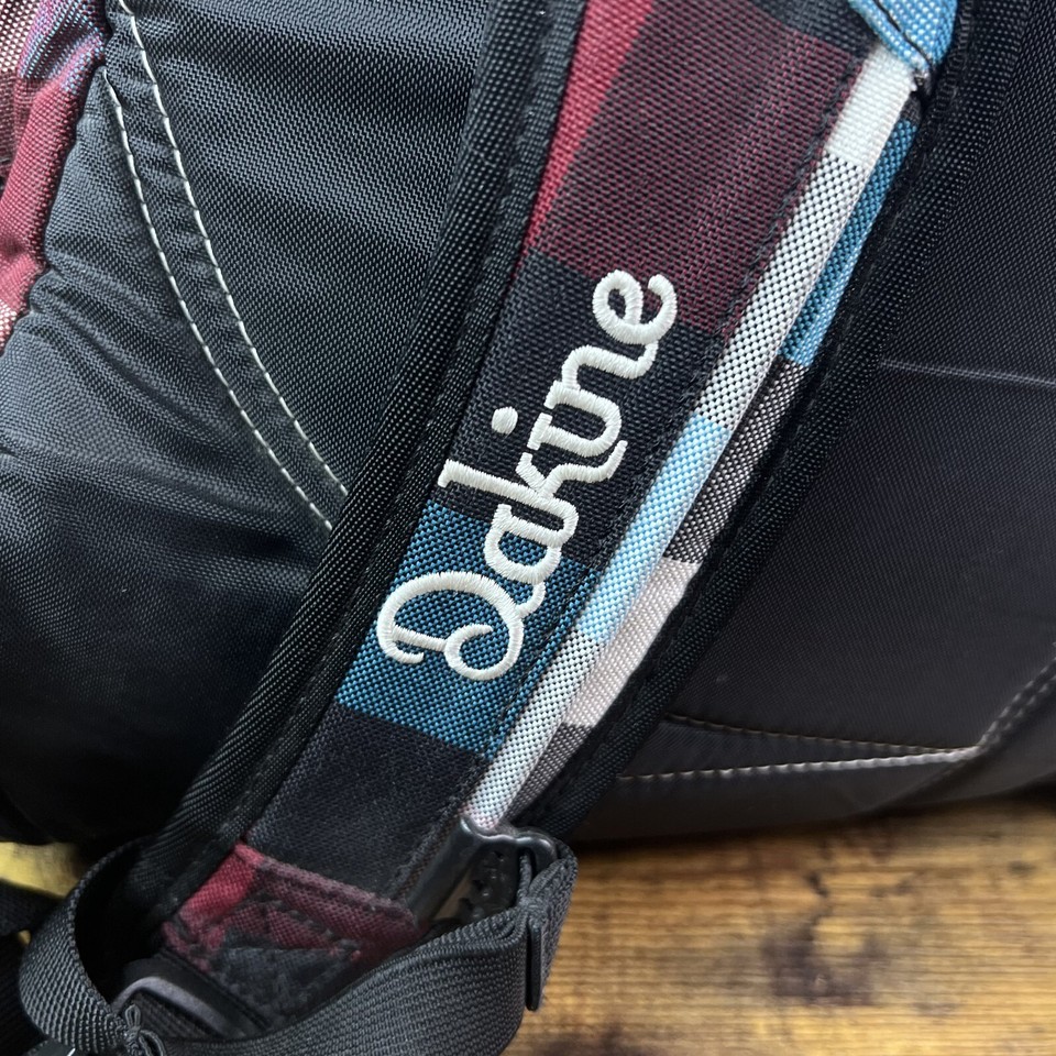 Dakine Backpack Mens Checkered Plaid Floral Inside Hiking Backpack | eBay