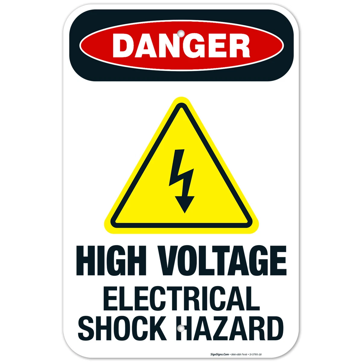 Electrical Shock Sign