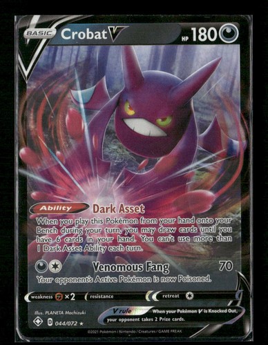 Crobat V SWSH03: Darkness Ablaze #104/189 Pokémon Ultra Rare | eBay
