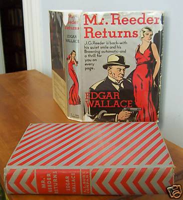 MR. REEDER RETURNS by Edgar Wallace in Rare DJ, circa 1935 | eBay