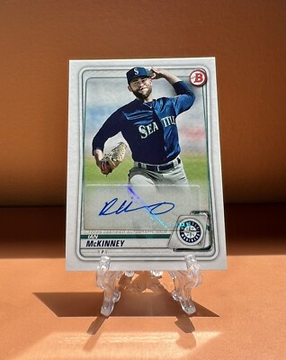 2020 Bowman # PA-IM Ian McKinney Auto Seattle Mariners | eBay