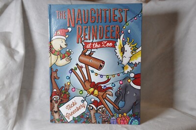 Pre-Owned The Naughtiest Reindeer at the Zoo Hardback 2015 | eBay Australia