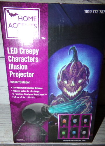 Home Accents Halloween LED Creepy Characters Illusion Projector | eBay