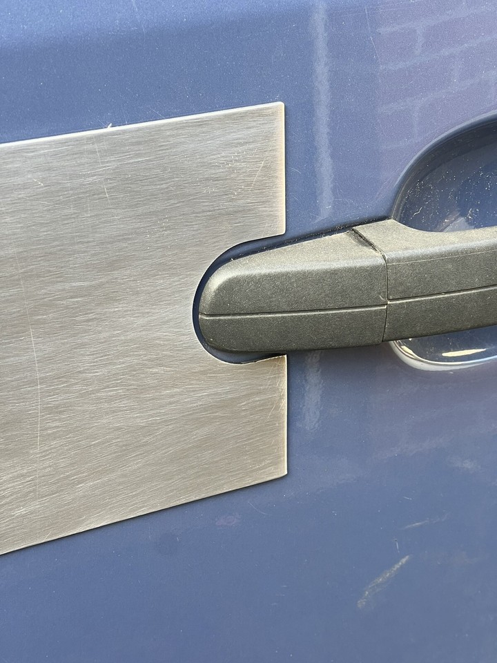 Ford Transit Custom Rear Door Security Anti Theft Plate 2012 - 2023 ...