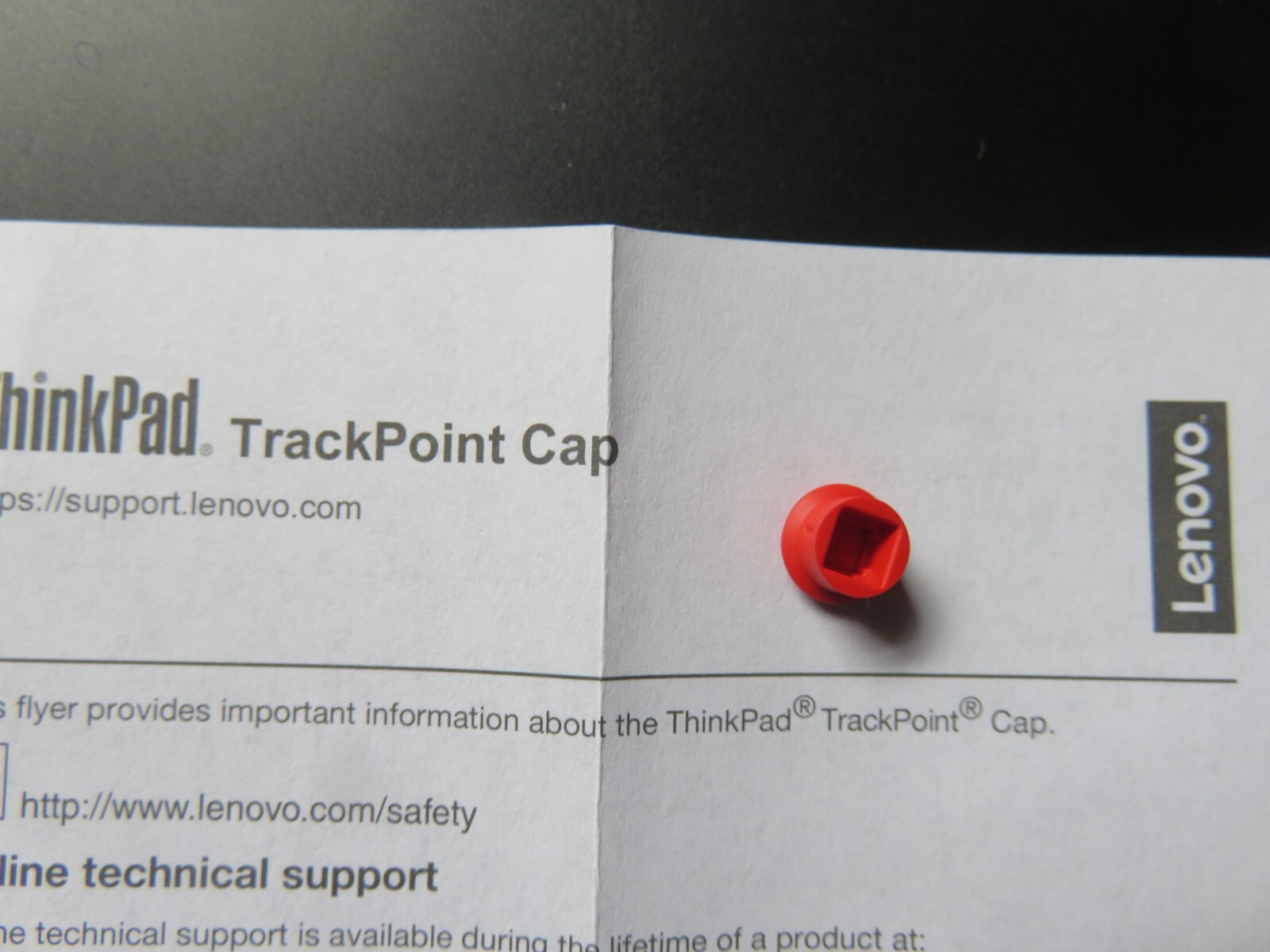 Lenovo 0A33908 Trackpoint Caps ThinkPad Low Profile (10pk Soft Dome ...