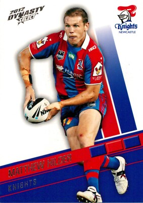 2012 NEWCASTLE KNIGHTS NRL Card MATT HILDER | eBay Australia