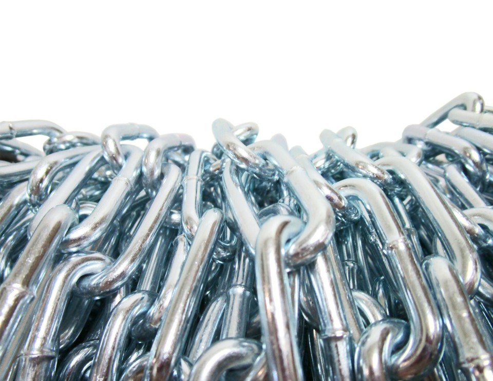 2/0 x 125' Grade 30 Zinc Plated Proof Coil Chain 520 lb WLL | eBay