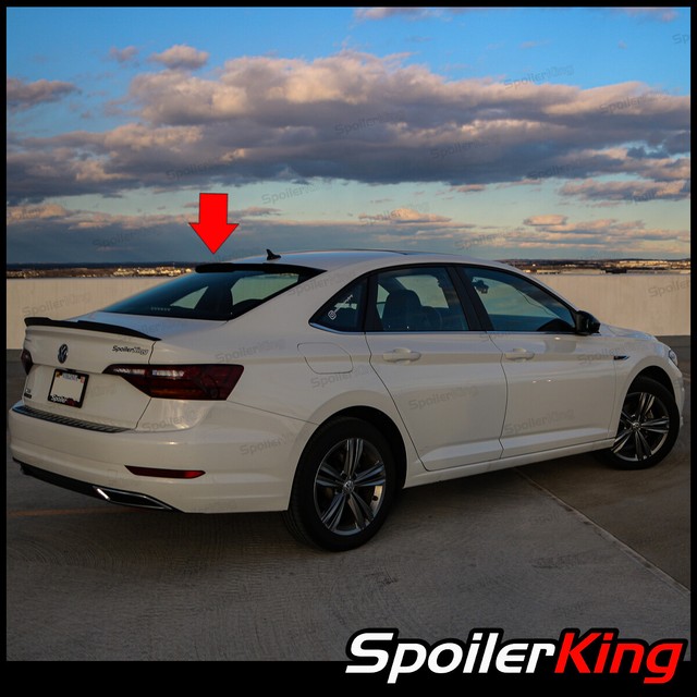 SpoilerKing 284RC Rear Window Spoiler w/center cut (Fits VW Jetta MK7 ...