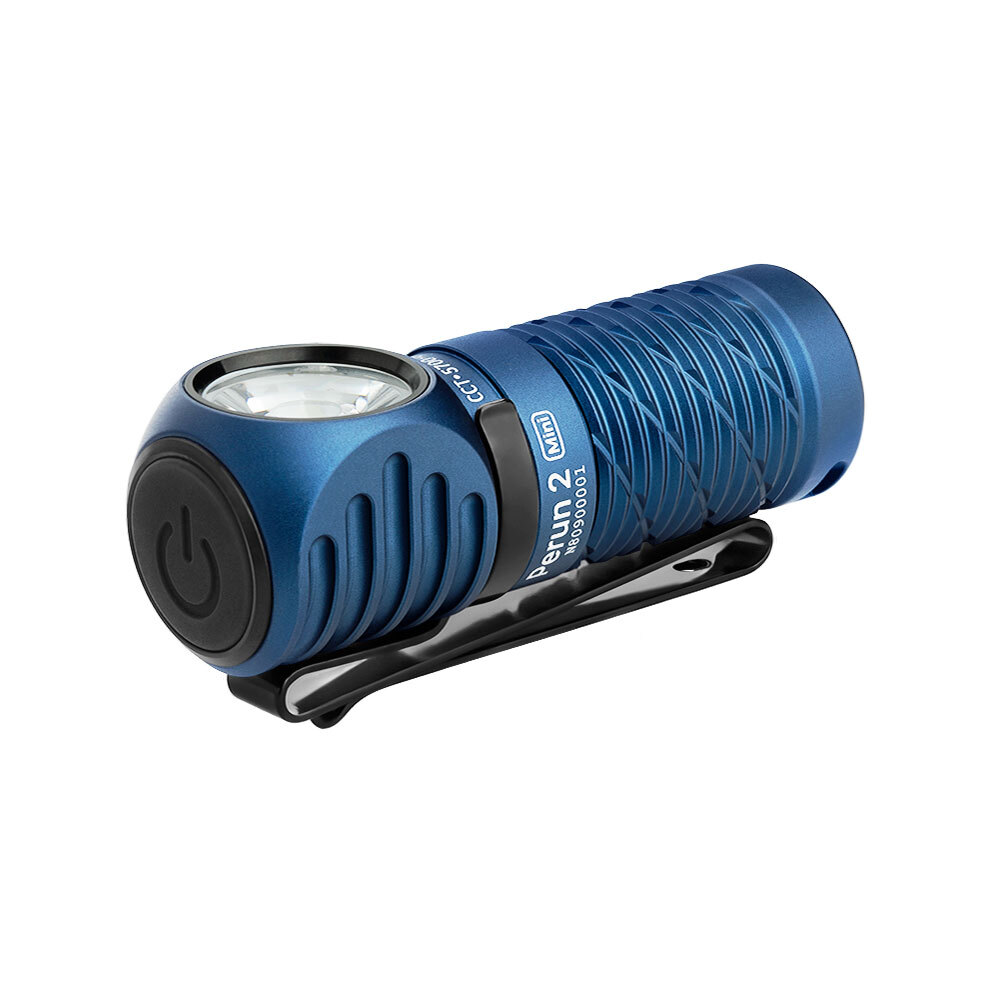 OLIGHT Perun 2 Mini LED Rechargeable Headlamp Right-Angle Flashlight ...