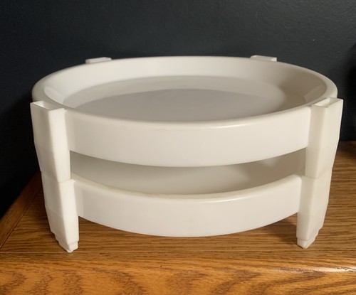 Vintage Tupperware Divide-A-Rack Pie Stackers Picnic Pot Luck #511-3 ...