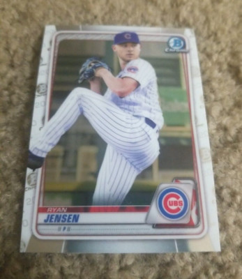 RYAN JENSEN 2020 BOWMAN DRAFT CARD #BD-9 CHICAGO CUBS (ROOKIE CHROME ...