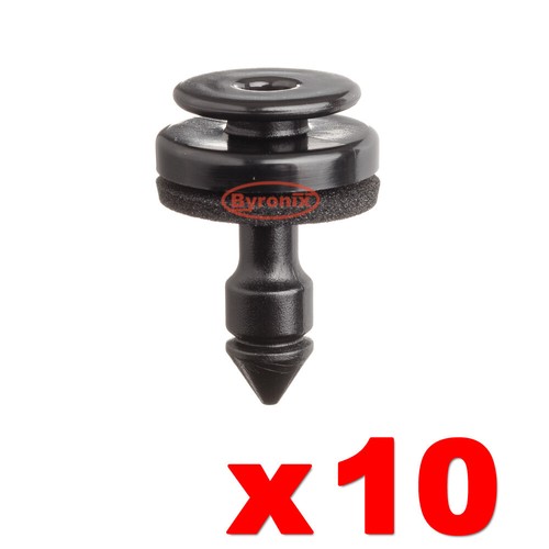 DOOR CARD CLIPS FOR JAGUAR XJ XJ6 XJ8 (03-09) BLACK PLASTIC C2C14628 ...