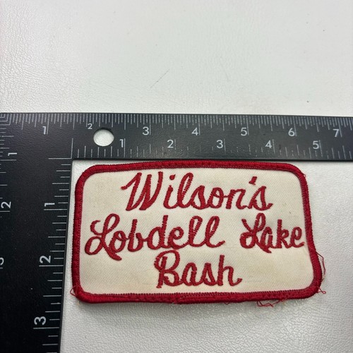 Vintage WILSON'S LOBDELL LAKE BASH Patch 42MF | eBay