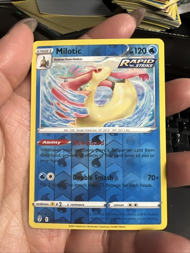 Milotic #038/203 Reverse Holo Rare 2021 Pokemon Evolving Skies NM | eBay