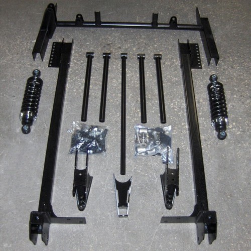 62-67 Chevy II Nova Rear Parallel 4-link Kit w/ 300 Coilover Subframe ...