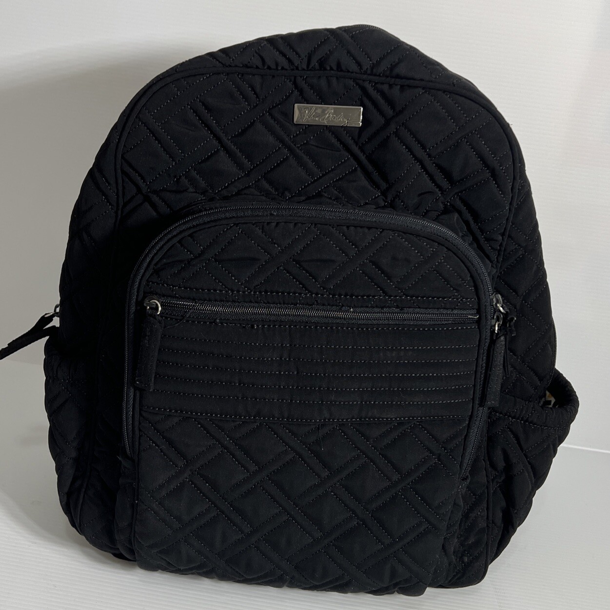 Vera Bradley Campus Backpack Black Microfiber College… - Gem