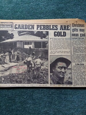 B4f Ephemera 1950 article dave David butterick wedderburn Australia ...