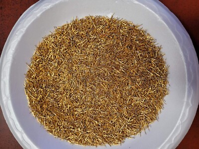 300 PLUS Grams High-Yield GOLD Plated NEW Mil Spec Pins for Scrap GOLD ...