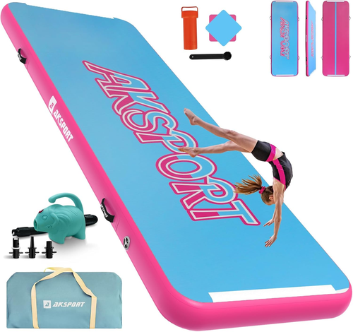 Inflatable Gymnatsics Mat Tumble Track 10Ft 13Ft 16Ft 20Ft 23Ft Air ...