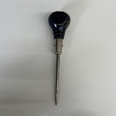 Vintage Stanley Handyman No. H1202 6” Scratch Awl Wood Handle USA | eBay