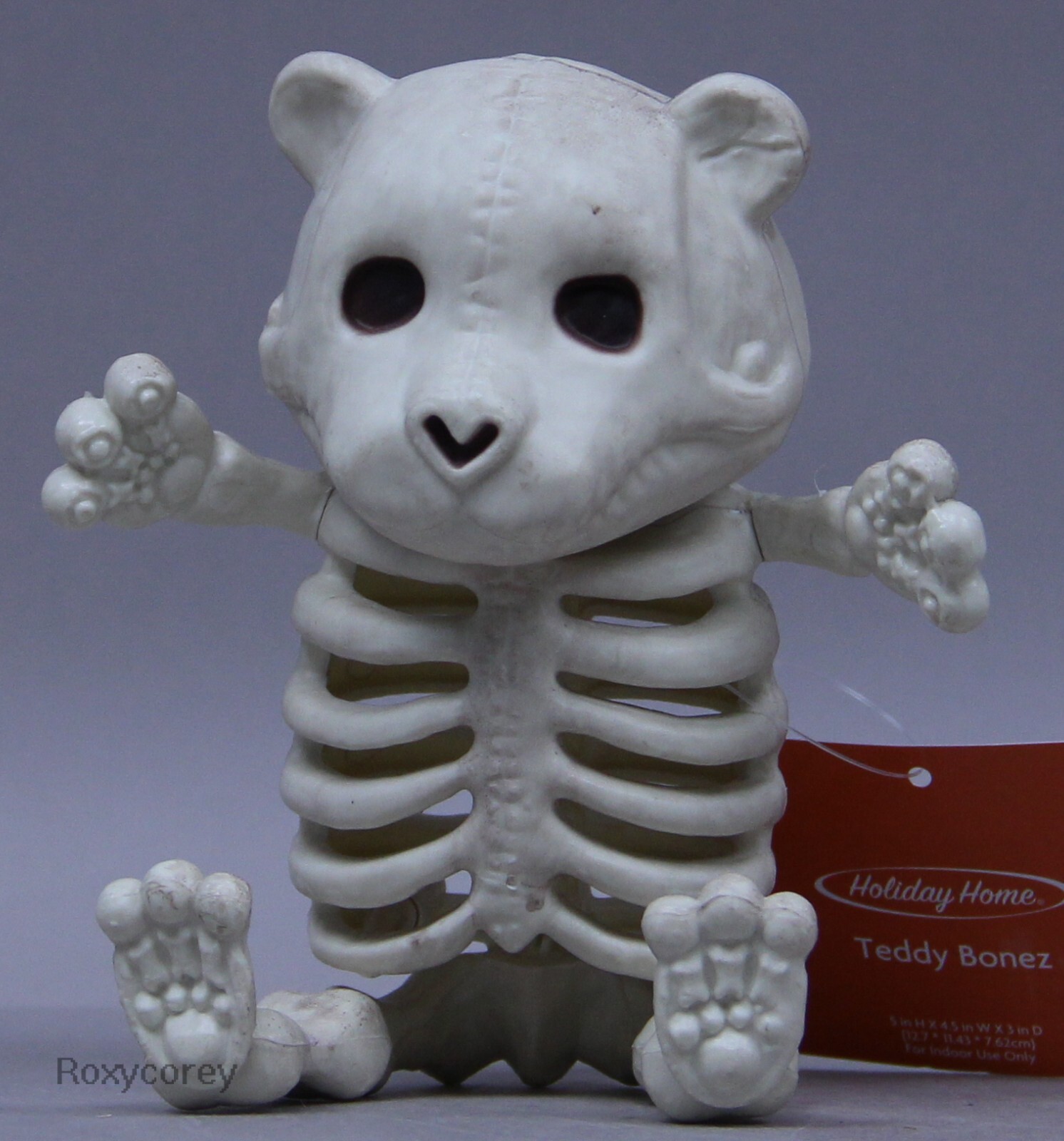 Halloween Mini Teddy Bear Skeleton Bones Bonez Decor Decoration NWT | eBay