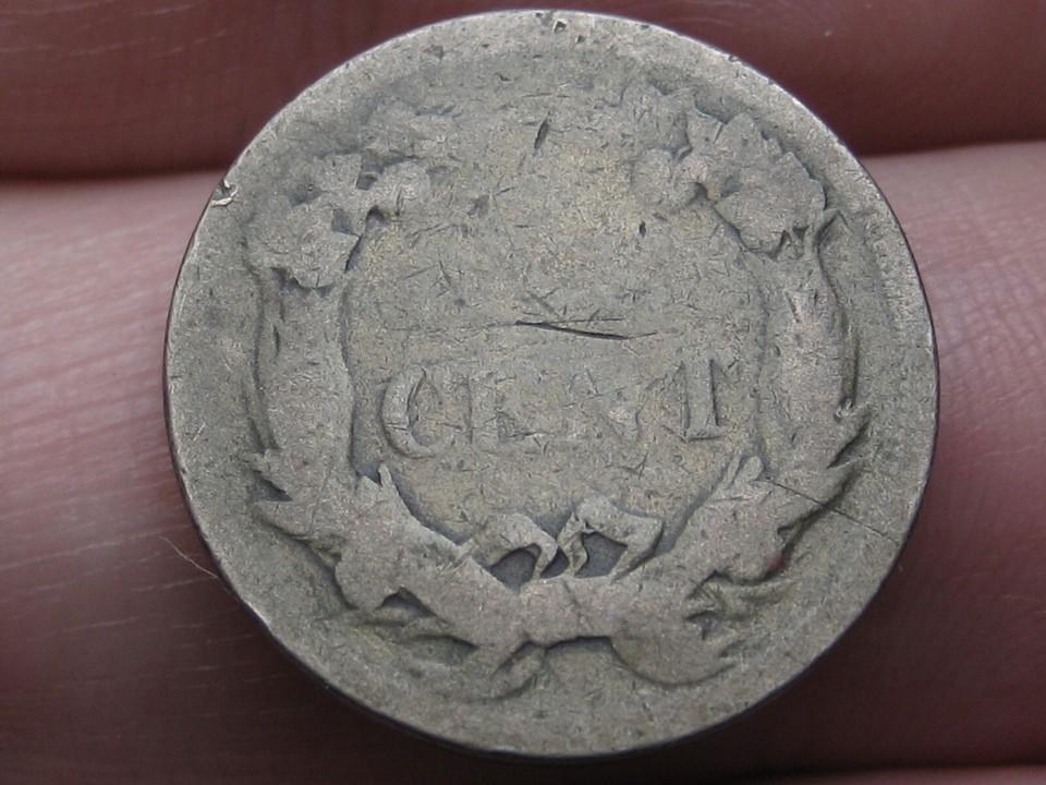 1856-1858 Flying Eagle Penny Cent- About Good Details | eBay