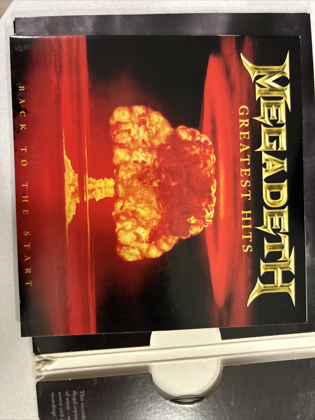 Greatest Hits: Back to the Start [Digipak] by Megadeth (CD, Apr-2009 ...
