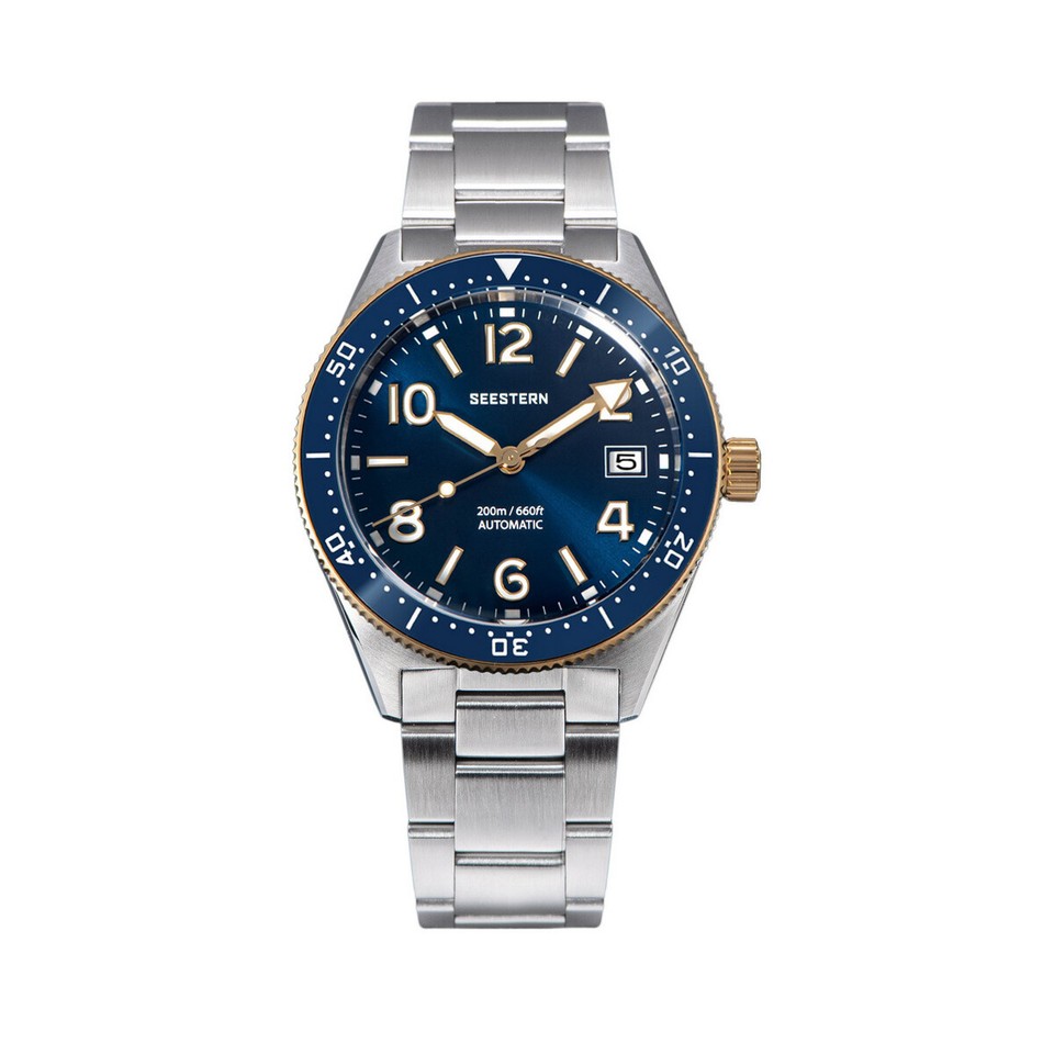 2024 SEESTERN Diver Men's Watch Automatic Mechanical 20ATM Sapphire ...