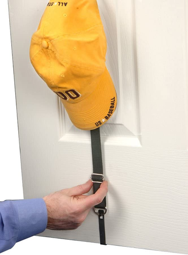 Perfect Curve CapRack18 Over-The-Door Hat Rack and Organizer | Baseball ...