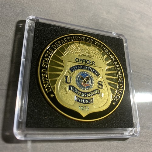 VA U S Dept of Veterans Affairs Police Challenge Coin. New! W Case Fast ...