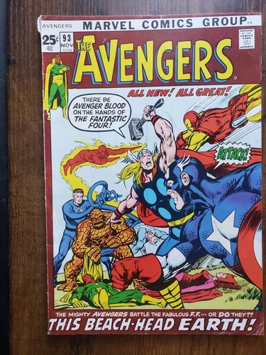 The Avengers #93 (Marvel Comics November 1971) | eBay