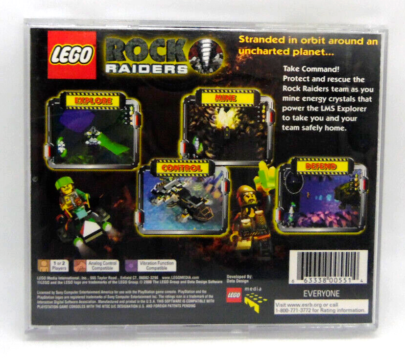 LEGO Rock Raiders (Sony PlayStation 1, 2000) No Manual PSone PS1 PSX ...