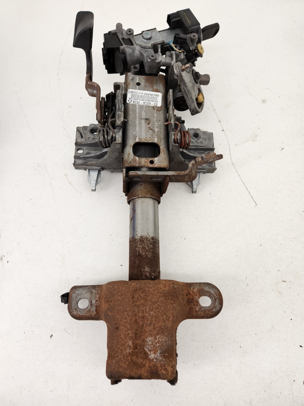 2011 FORD F250 F350 F450 SD STEERING COLUMN TELESCOPIC TILT WITH BARREL ...