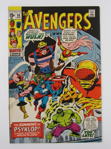 Avengers #81 (1971) Silver Age Psyklop FN+ 6.5-7.0 EE233 | eBay