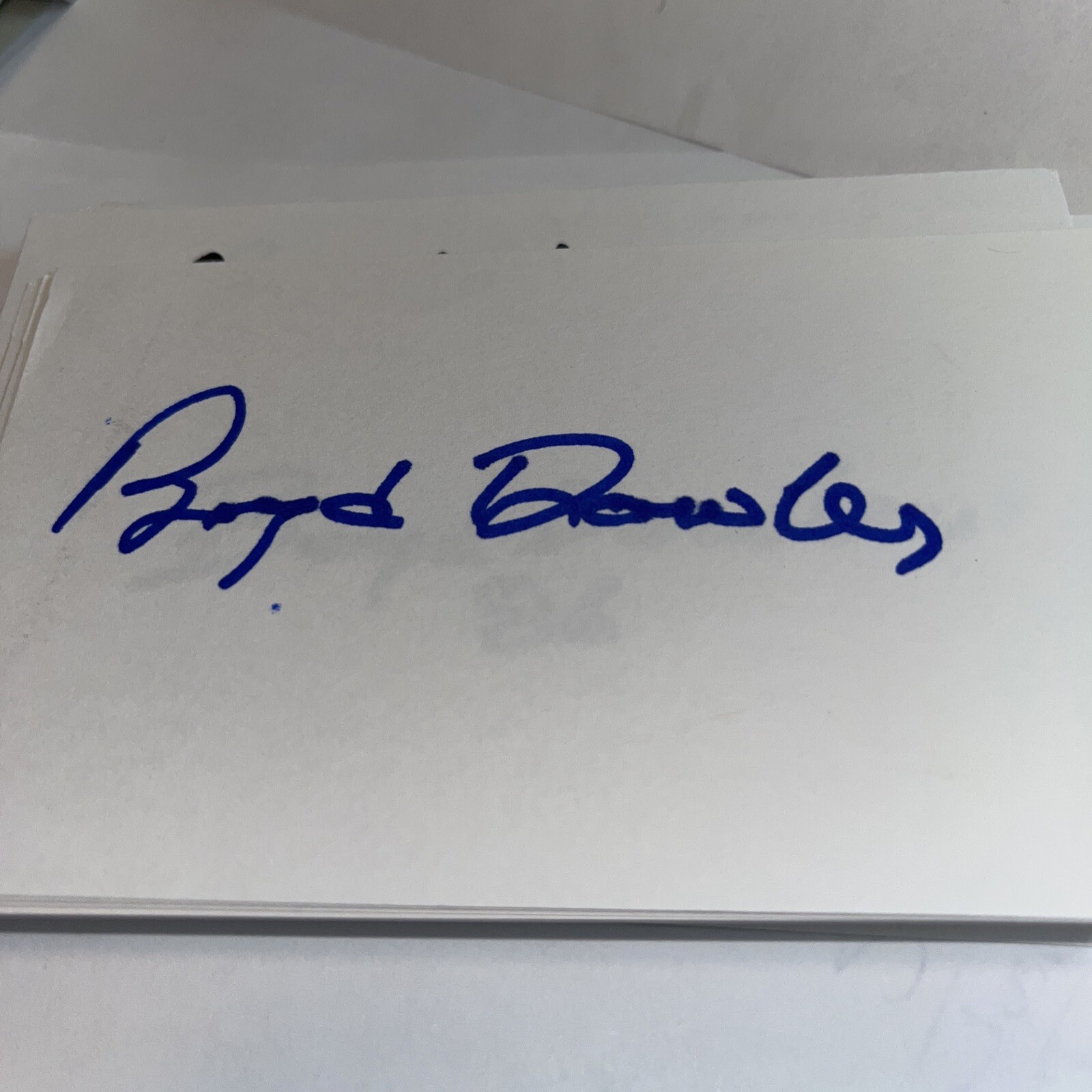 Boyd Dowler 1959 Green Bay Packers Signed 3x5 Index Card | eBay