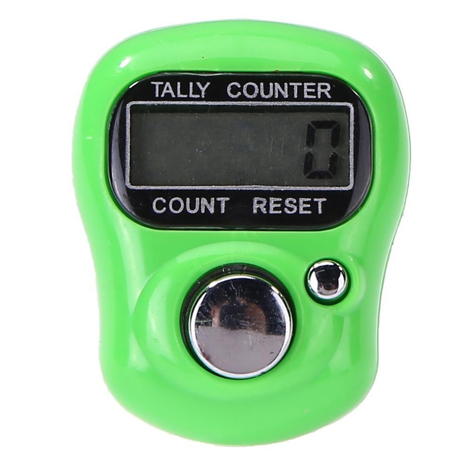 Mini Finger Counter LCD Electronic Digital Counter Range 0-99999 (Green ...